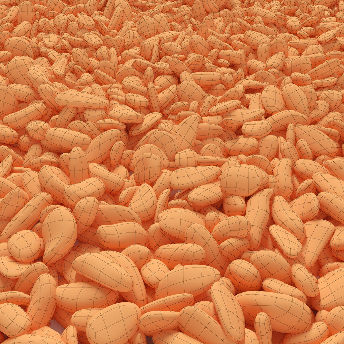 Pebble layer facture n9 low 3D model | CGTrader