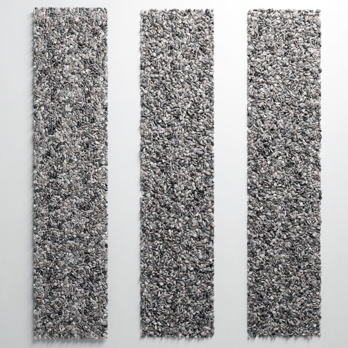 Pebble layer facture n9 low 3D model | CGTrader