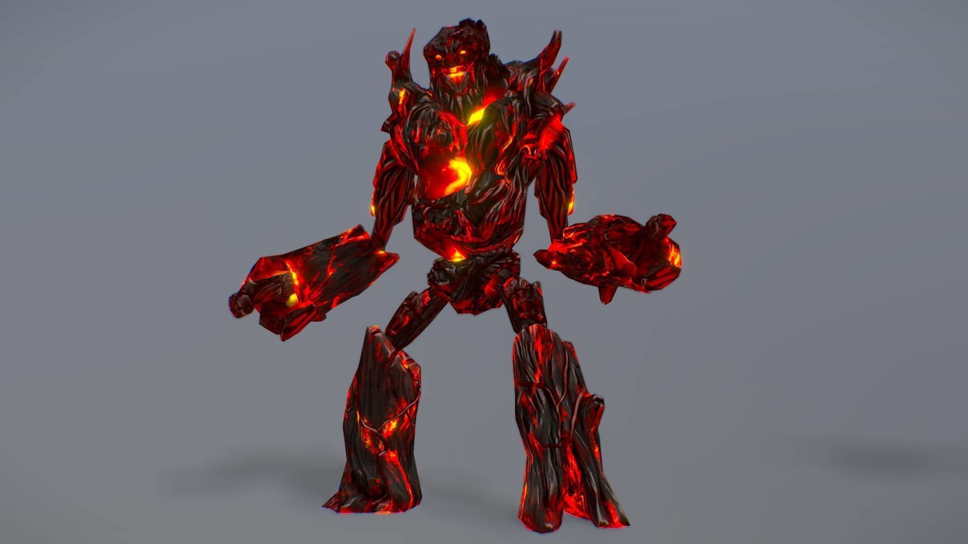 3D model Forest Golems VR / AR / low-poly rigged animated | CGTrader