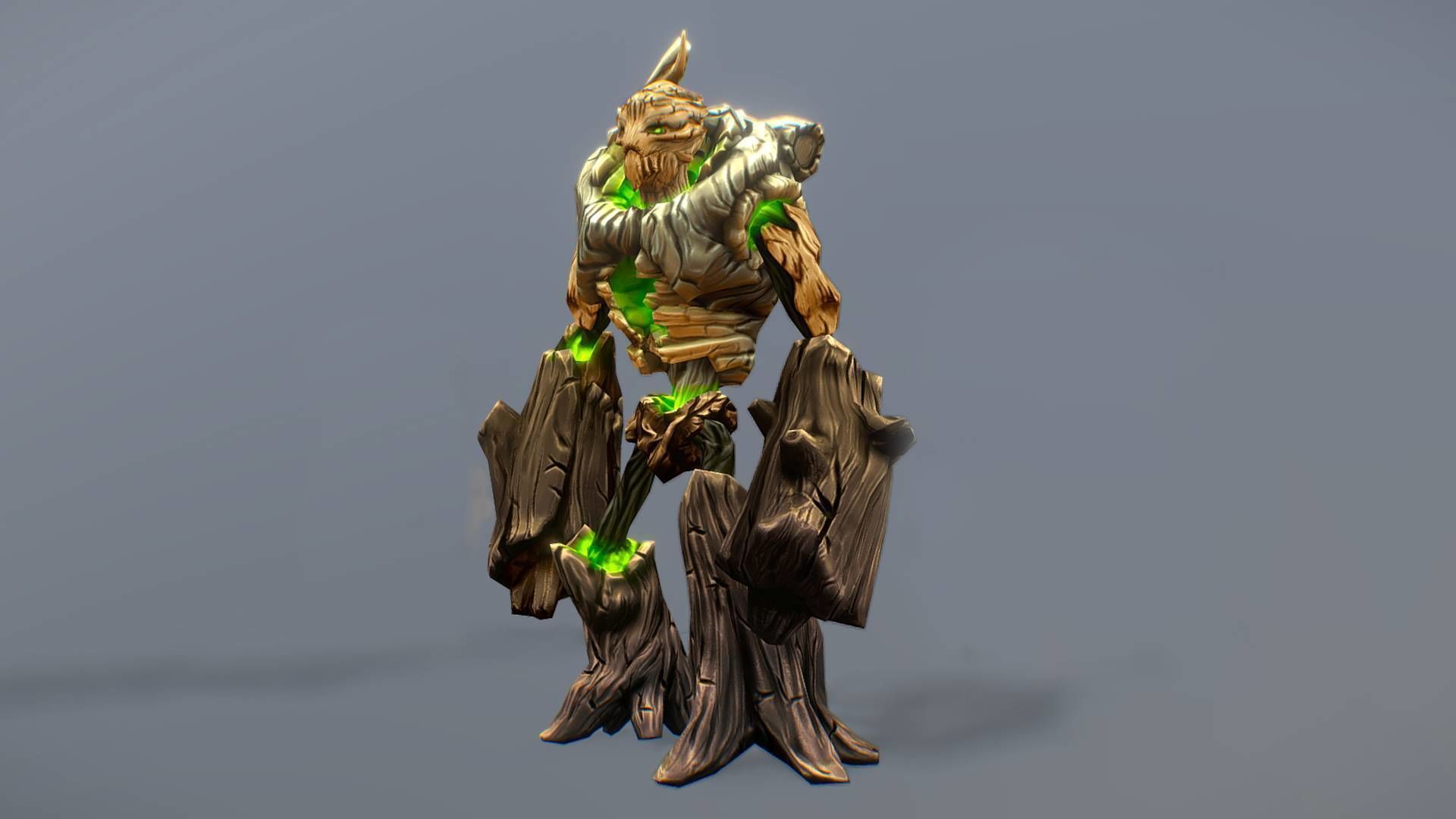 3D model Forest Golems VR / AR / low-poly rigged animated | CGTrader