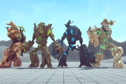 3D model Forest Golems VR / AR / low-poly rigged animated | CGTrader