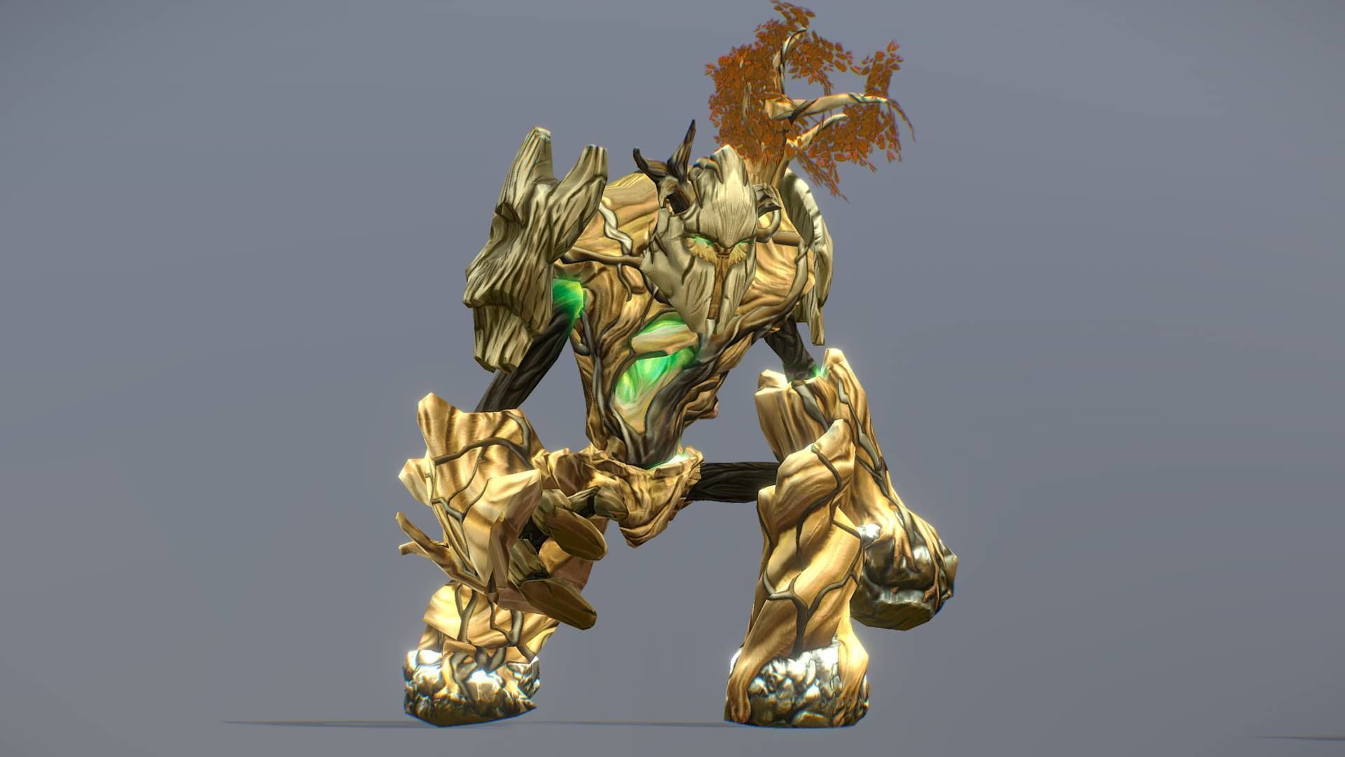 3D model Forest Golems VR / AR / low-poly rigged animated | CGTrader