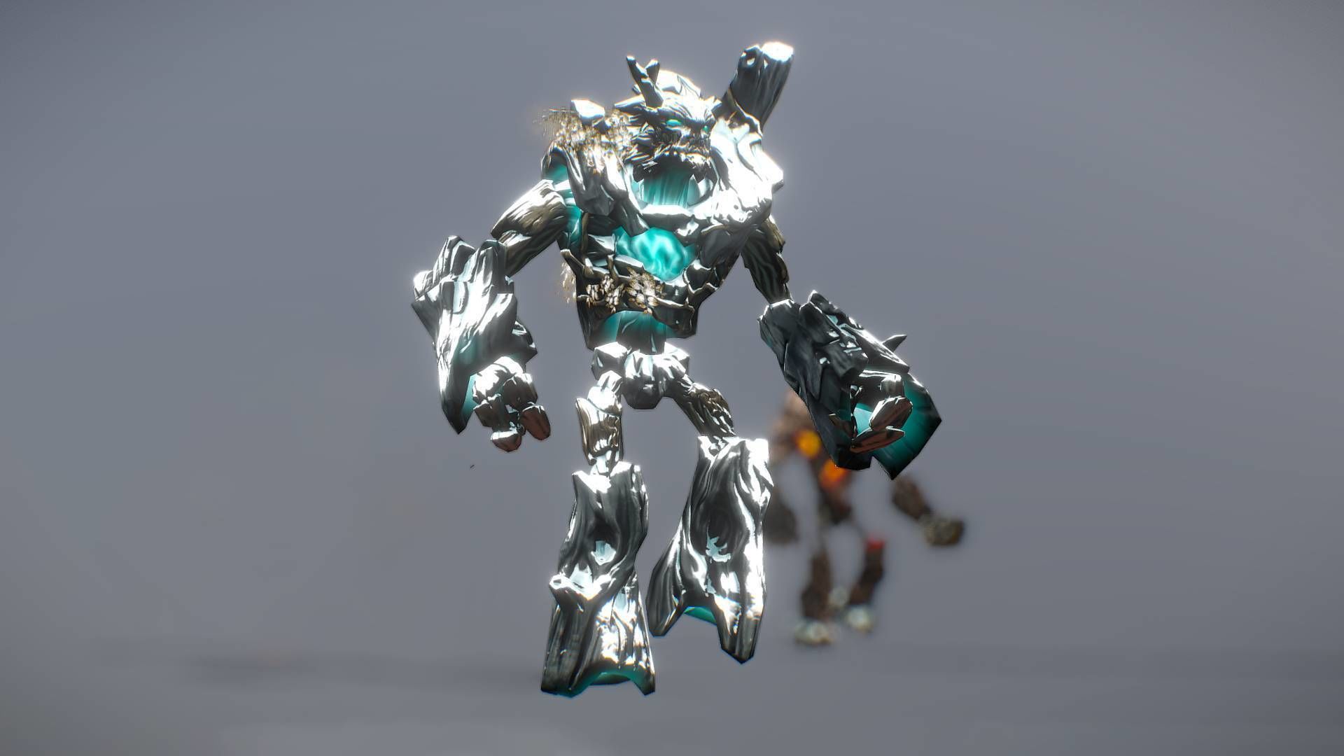 3D model Forest Golems VR / AR / low-poly rigged animated | CGTrader