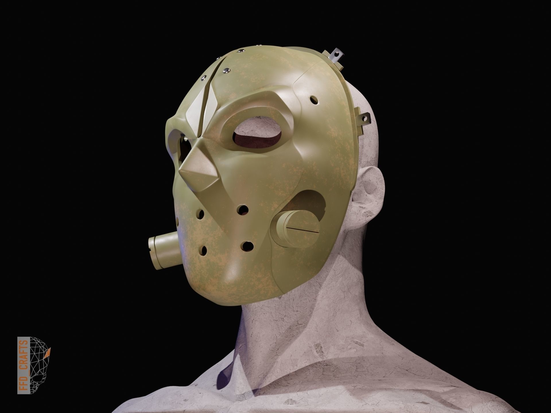 Nikaido mask from anime Dorohedoro 3D model 3D printable | CGTrader