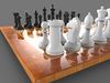 The Chess board with pieces 3D model | CGTrader