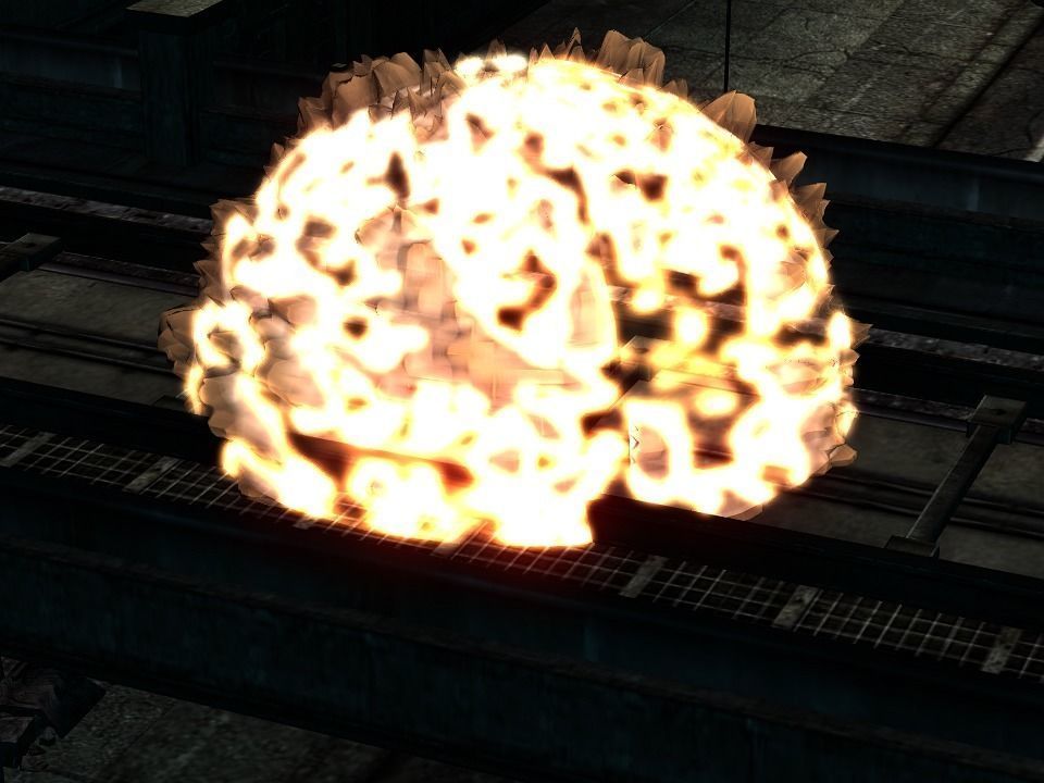 3D model Detailed Explosion effect VR / AR / low-poly | CGTrader
