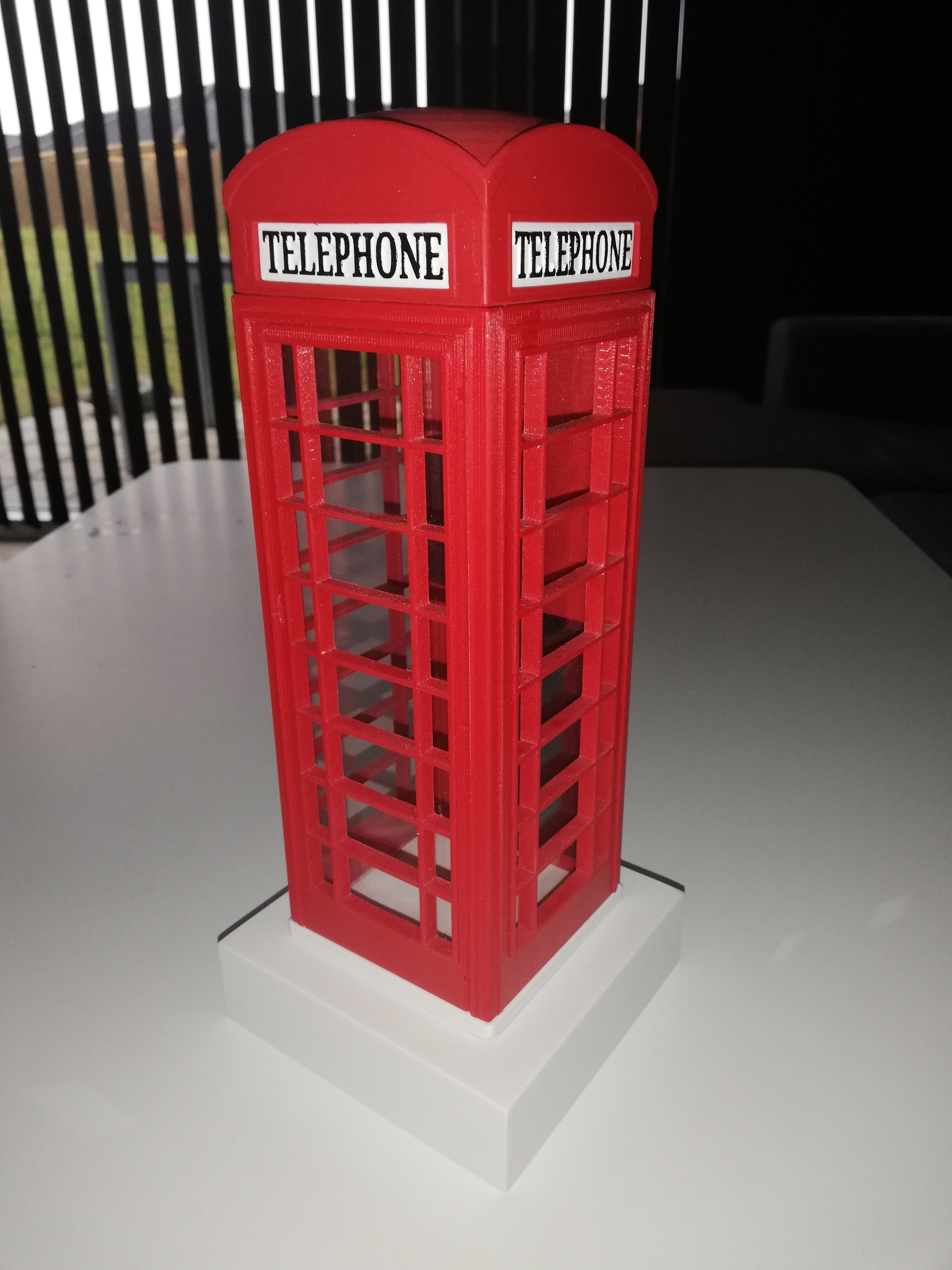 English telephone box 3D model 3D printable | CGTrader