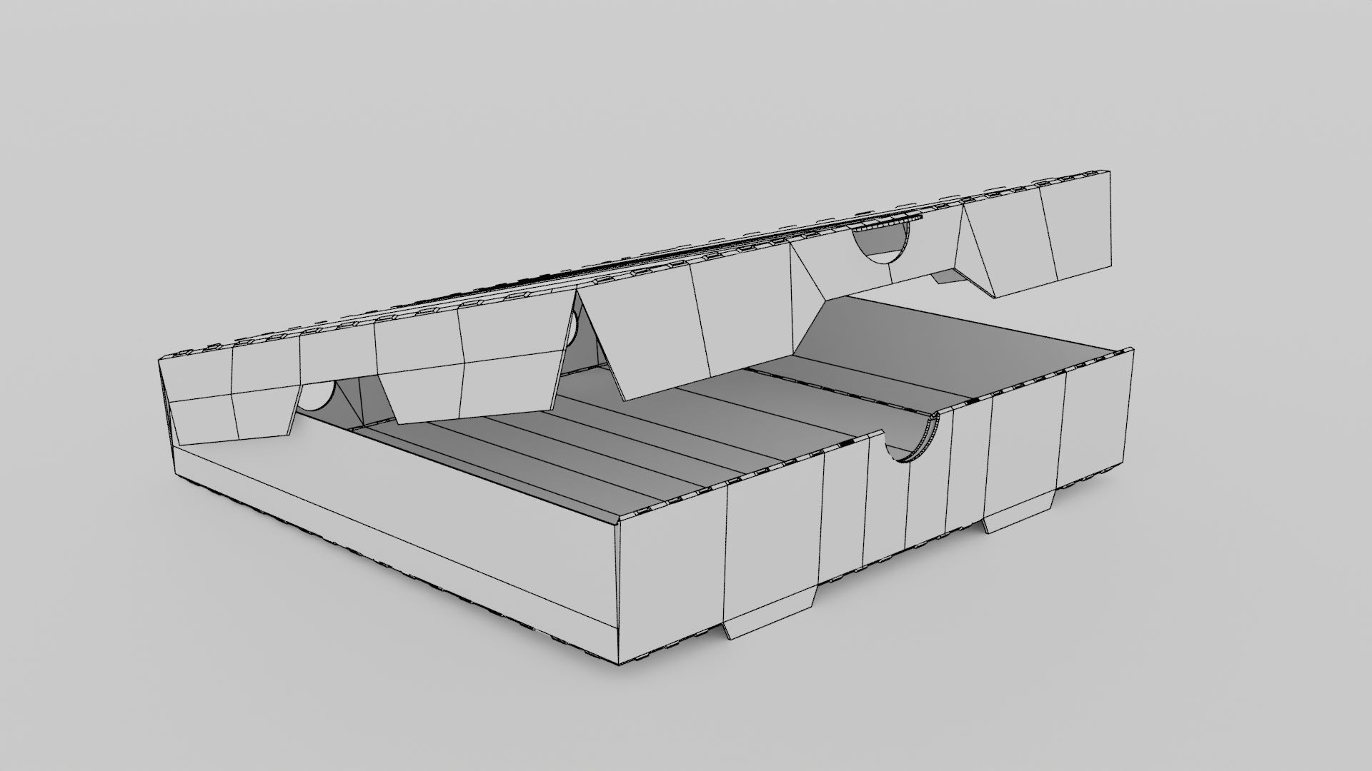 Pizza Box 3D Model Cycles blender 3D model | CGTrader