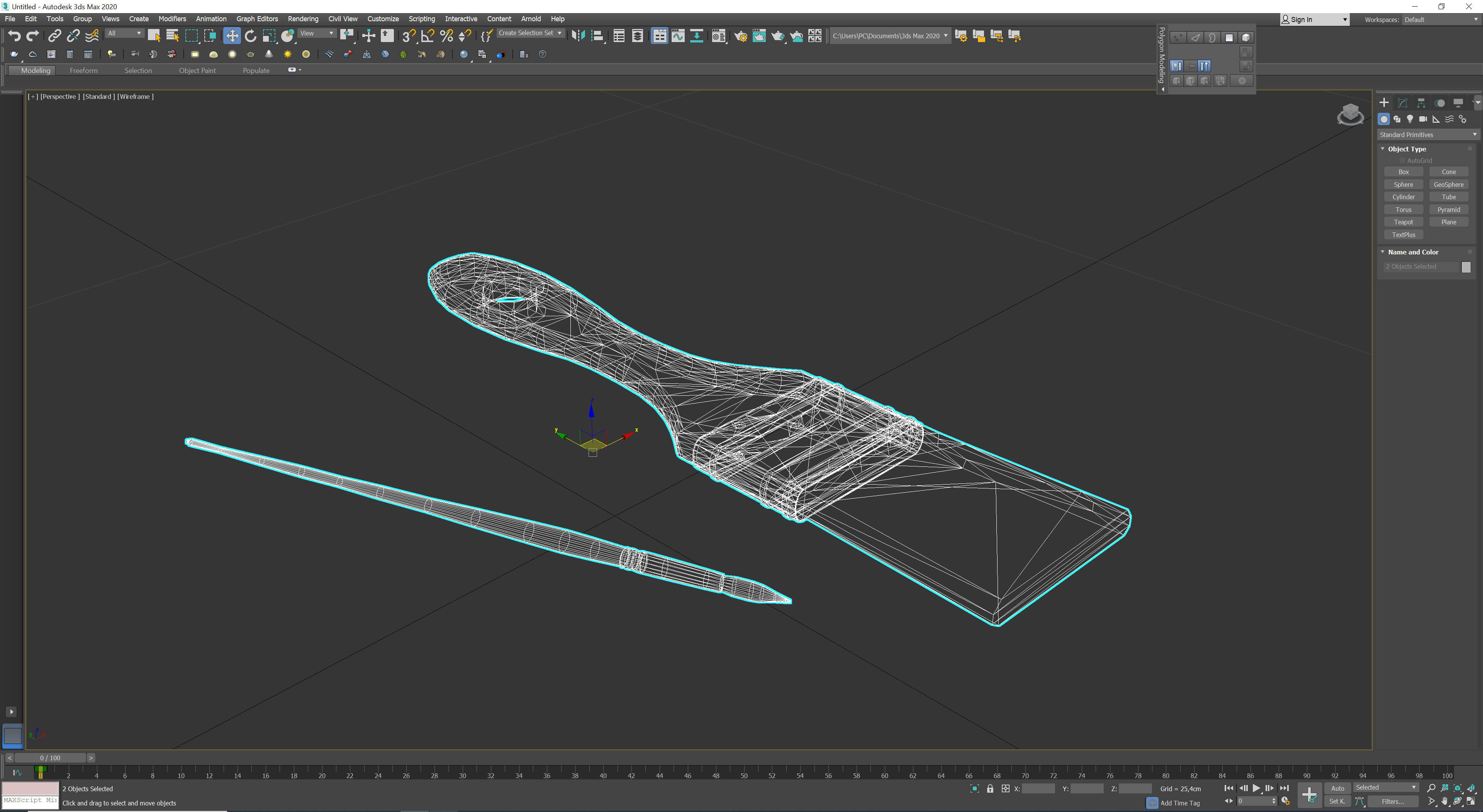 3D model Brushes Lowpoly paint brush VR / AR / low-poly | CGTrader