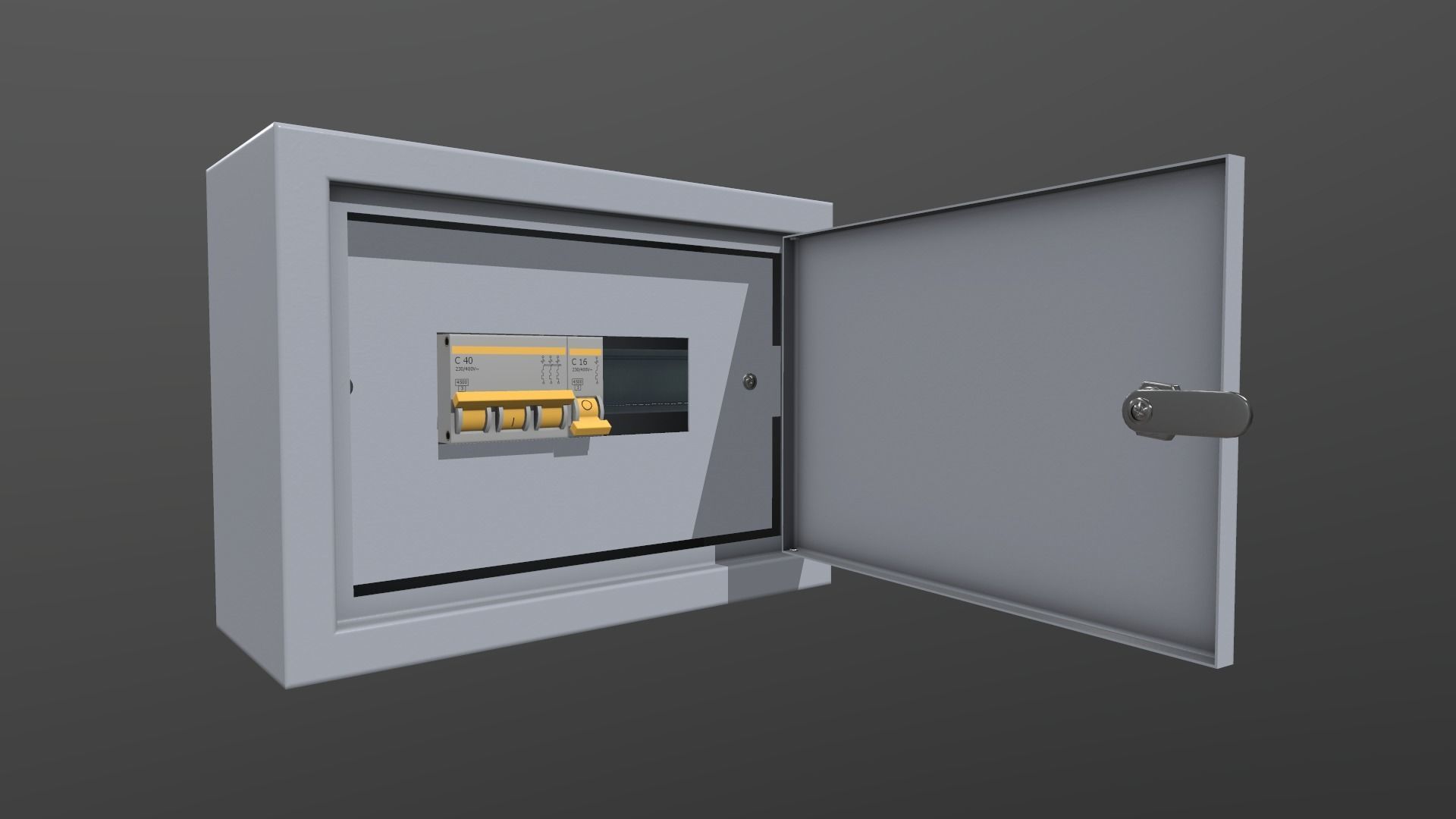 3D model Game Ready Electrical Fuse Box VR / AR / low-poly | CGTrader