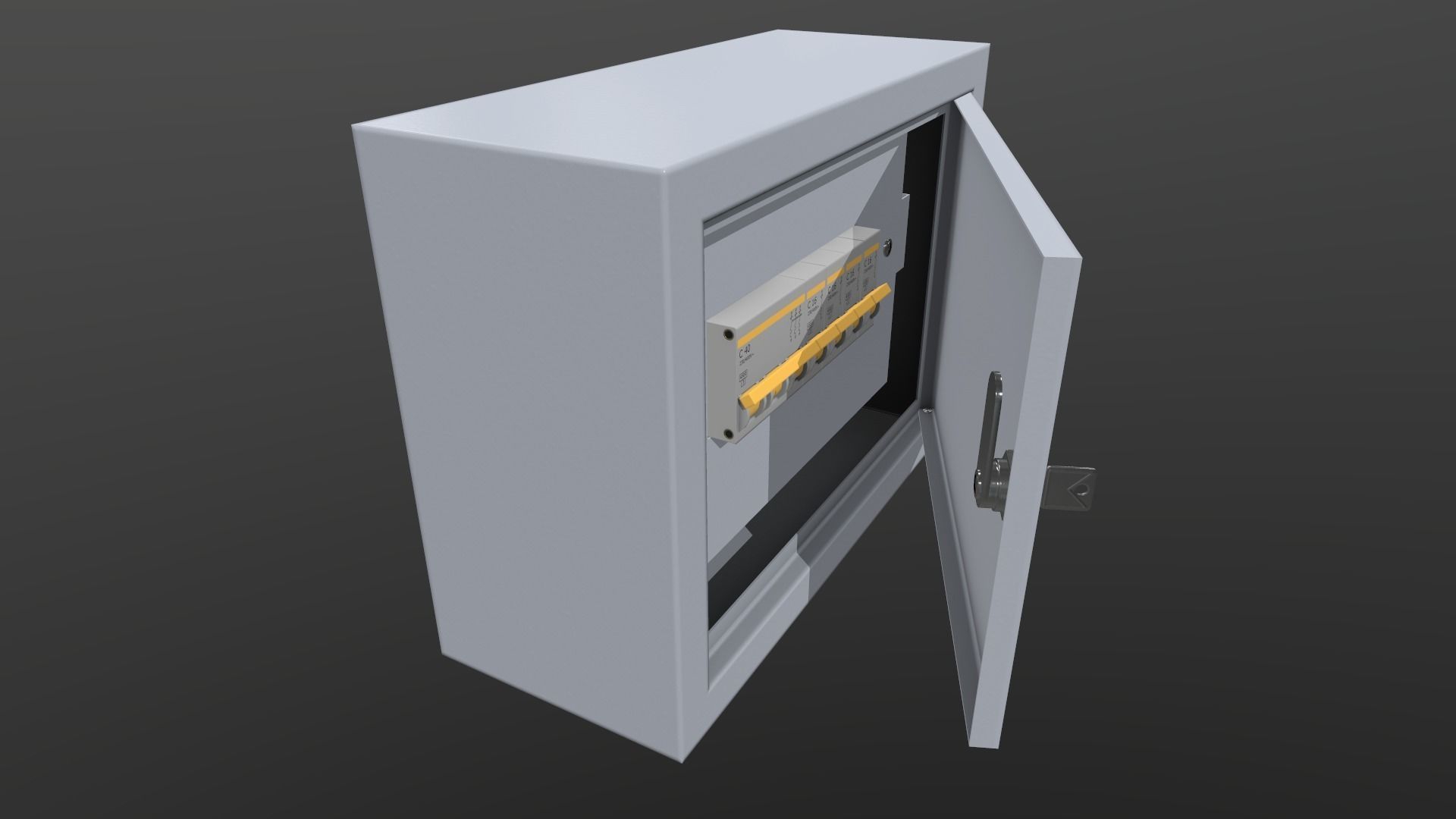 3D model Game Ready Electrical Fuse Box VR / AR / low-poly | CGTrader