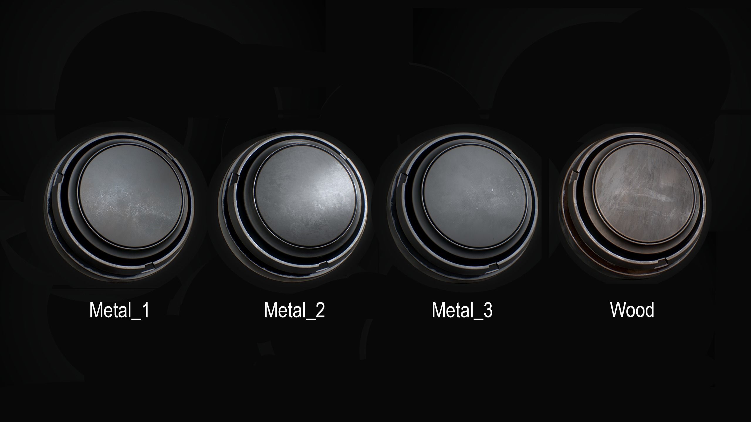 Weapon materials pack for Substance Painter Texture | CGTrader