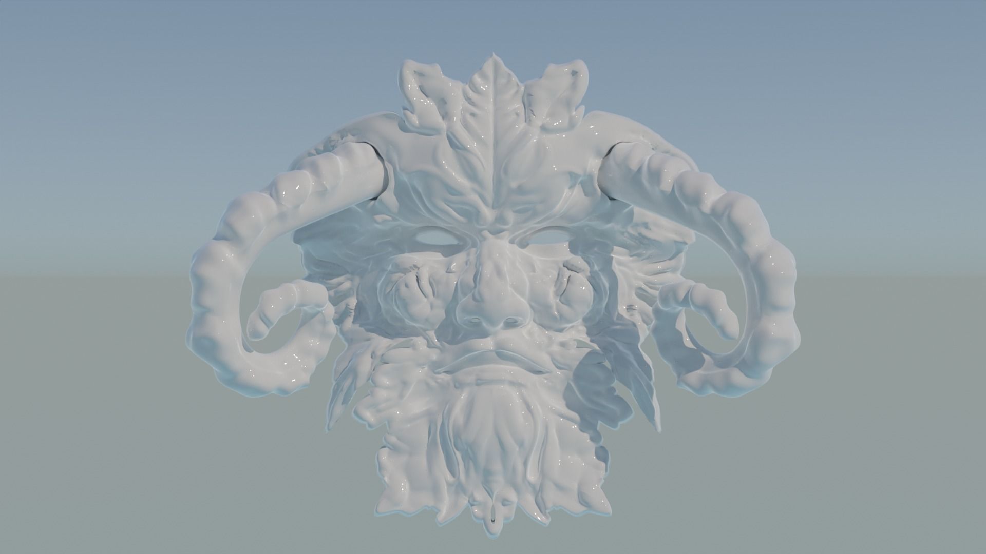 Greenman Mask free 3D model 3D printable | CGTrader