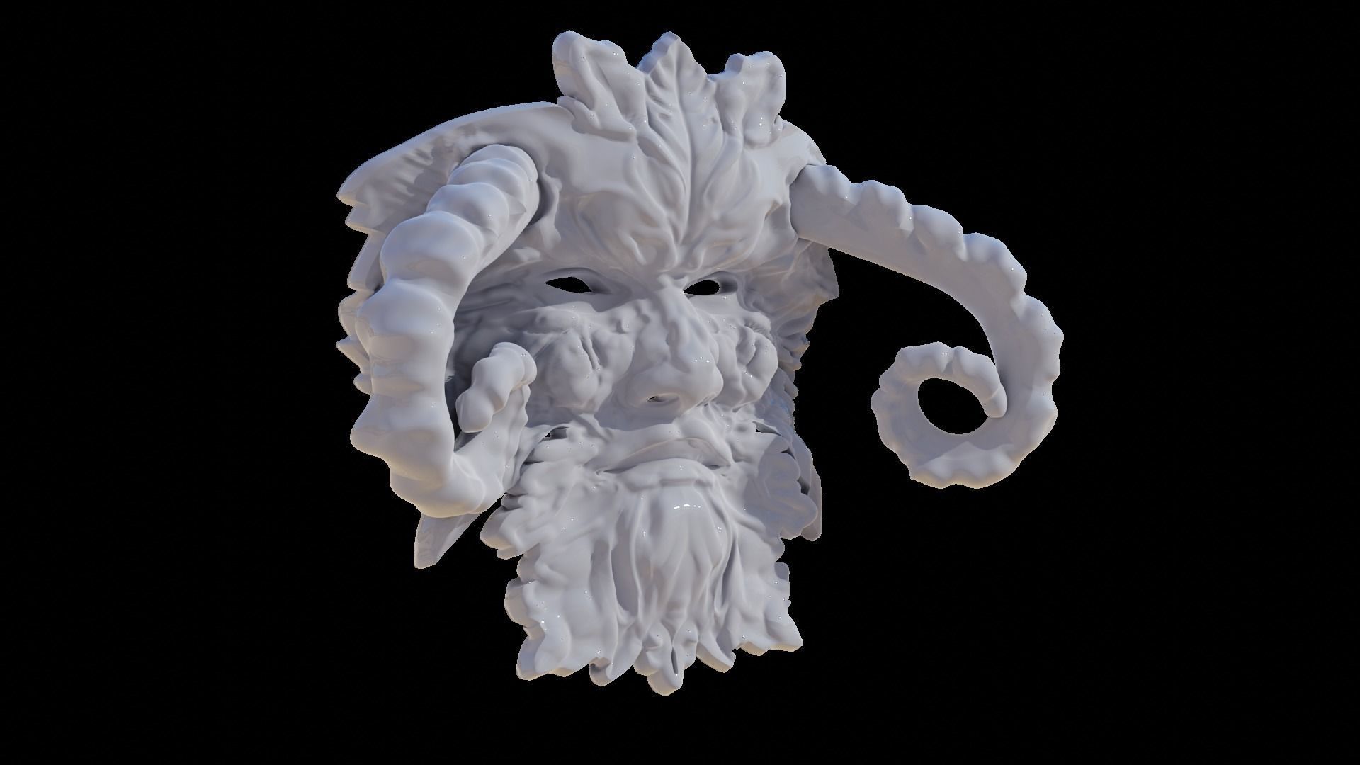 Greenman Mask free 3D model 3D printable | CGTrader