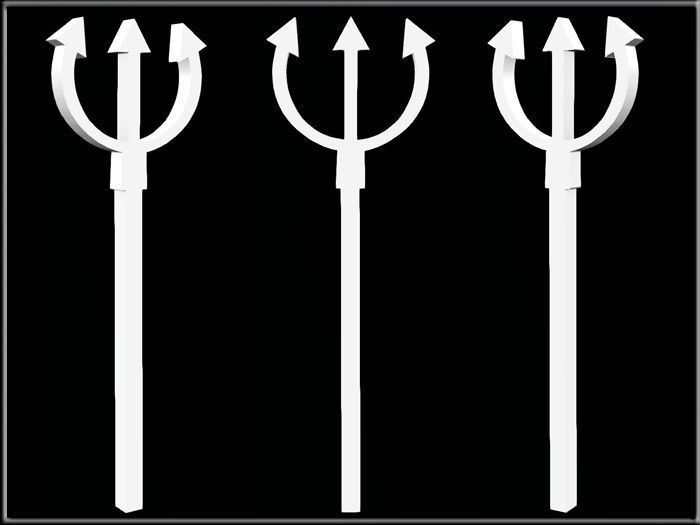 3D model DEVIL FORK VR / AR / low-poly | CGTrader