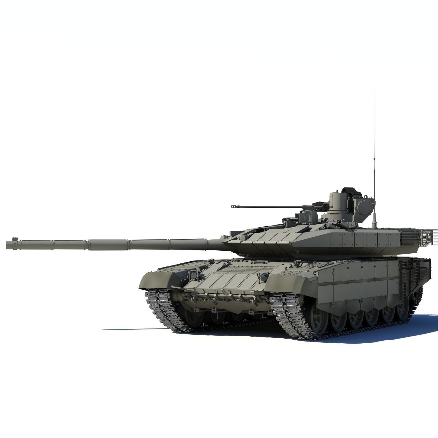 T-90M military tank 3D model animated | CGTrader