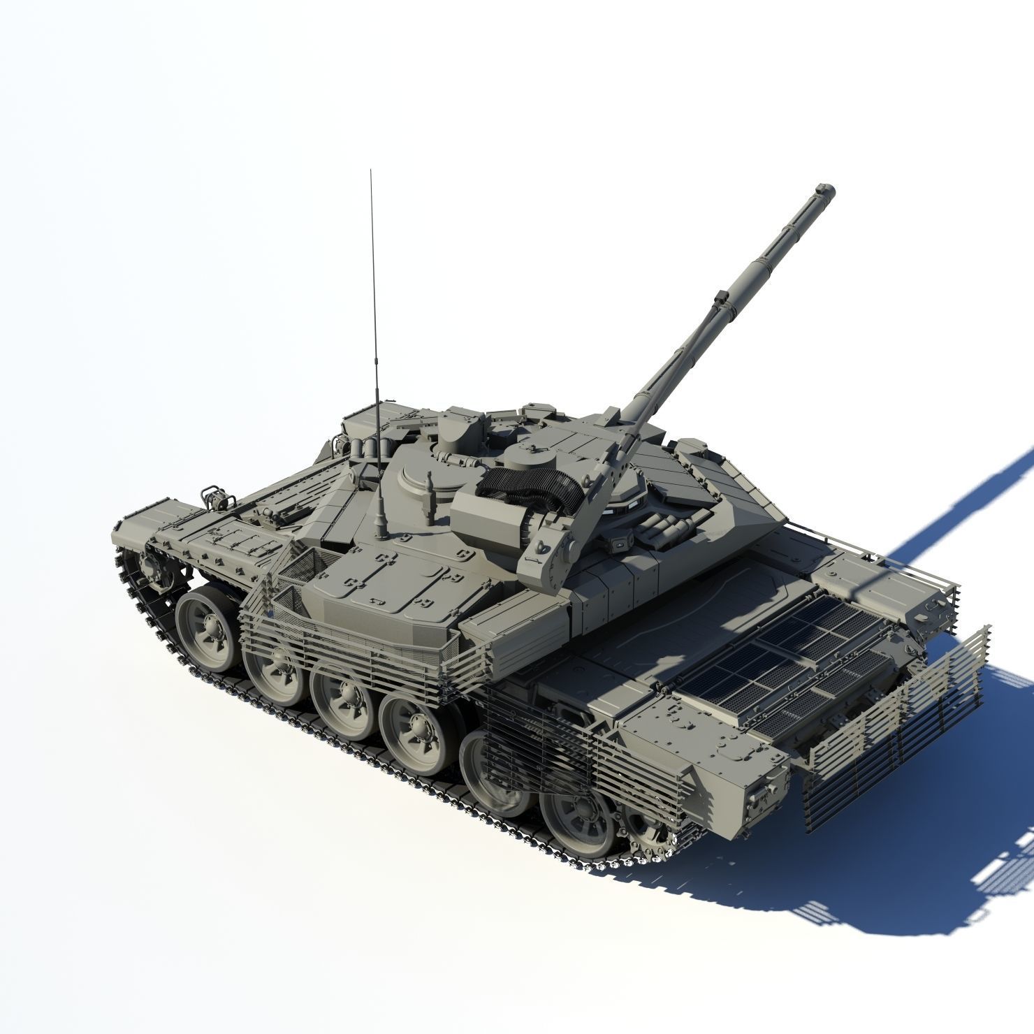 T-90M military tank 3D model animated | CGTrader