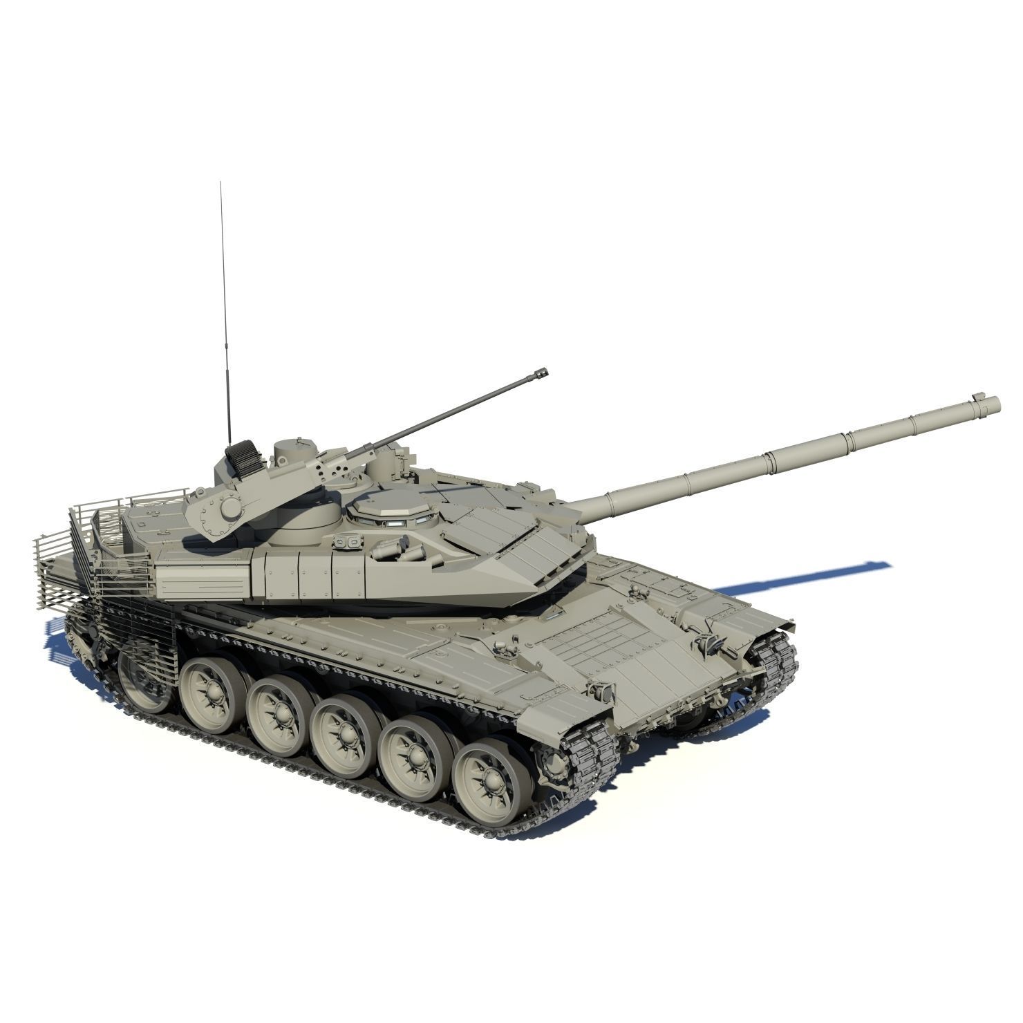 T-90M military tank 3D model animated | CGTrader