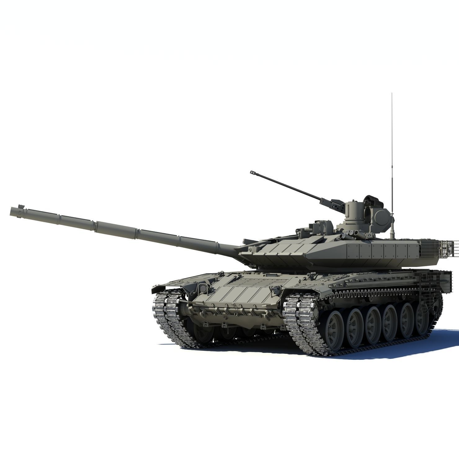 T-90M military tank 3D model animated | CGTrader
