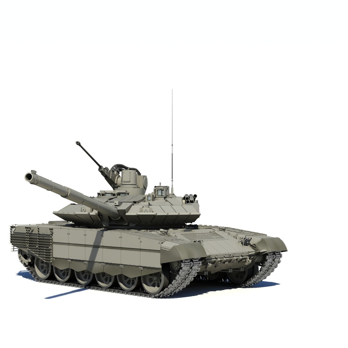 T-90M military tank 3D model animated | CGTrader