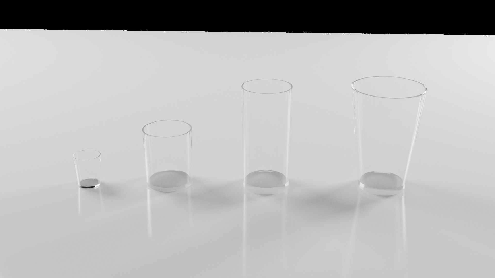 3D model Collection of Glass Assets VR / AR / low-poly | CGTrader