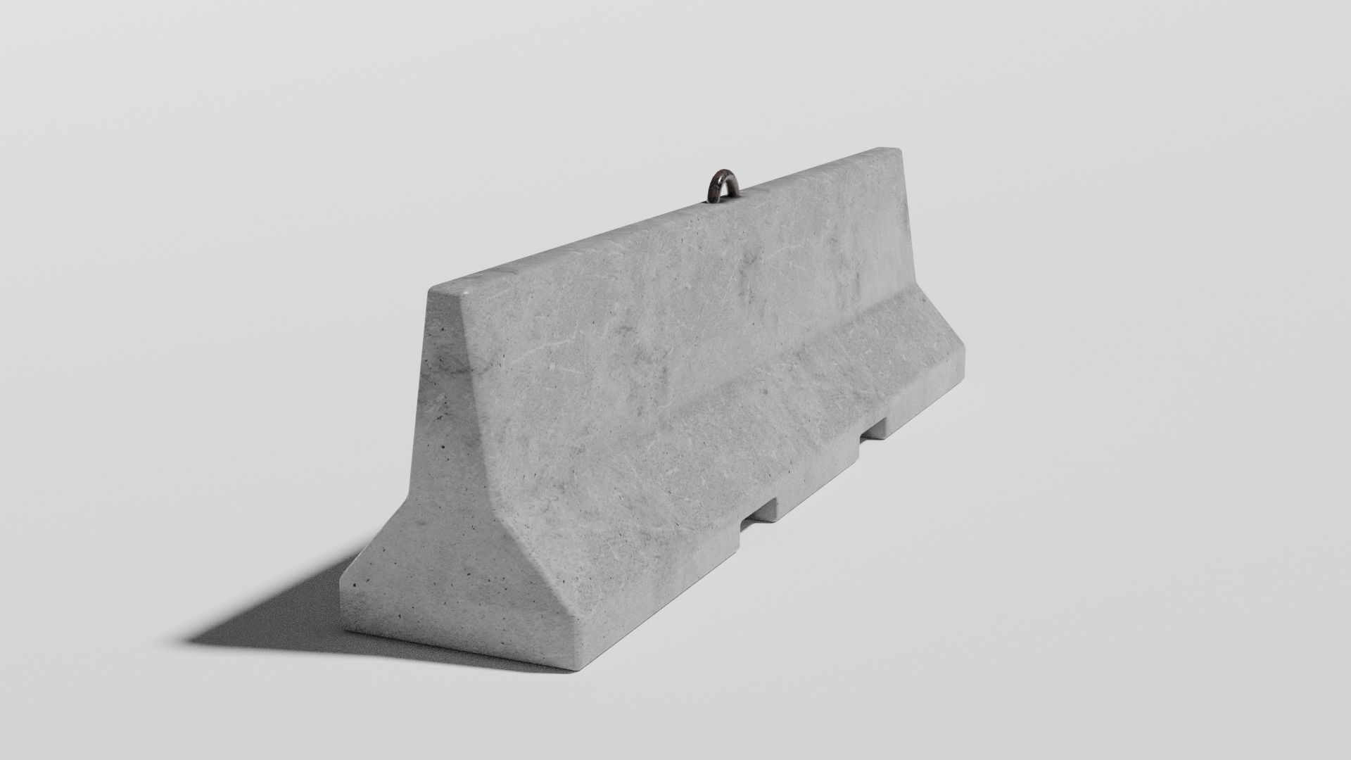 3D model Concrete Barrier Type 1 VR / AR / low-poly | CGTrader