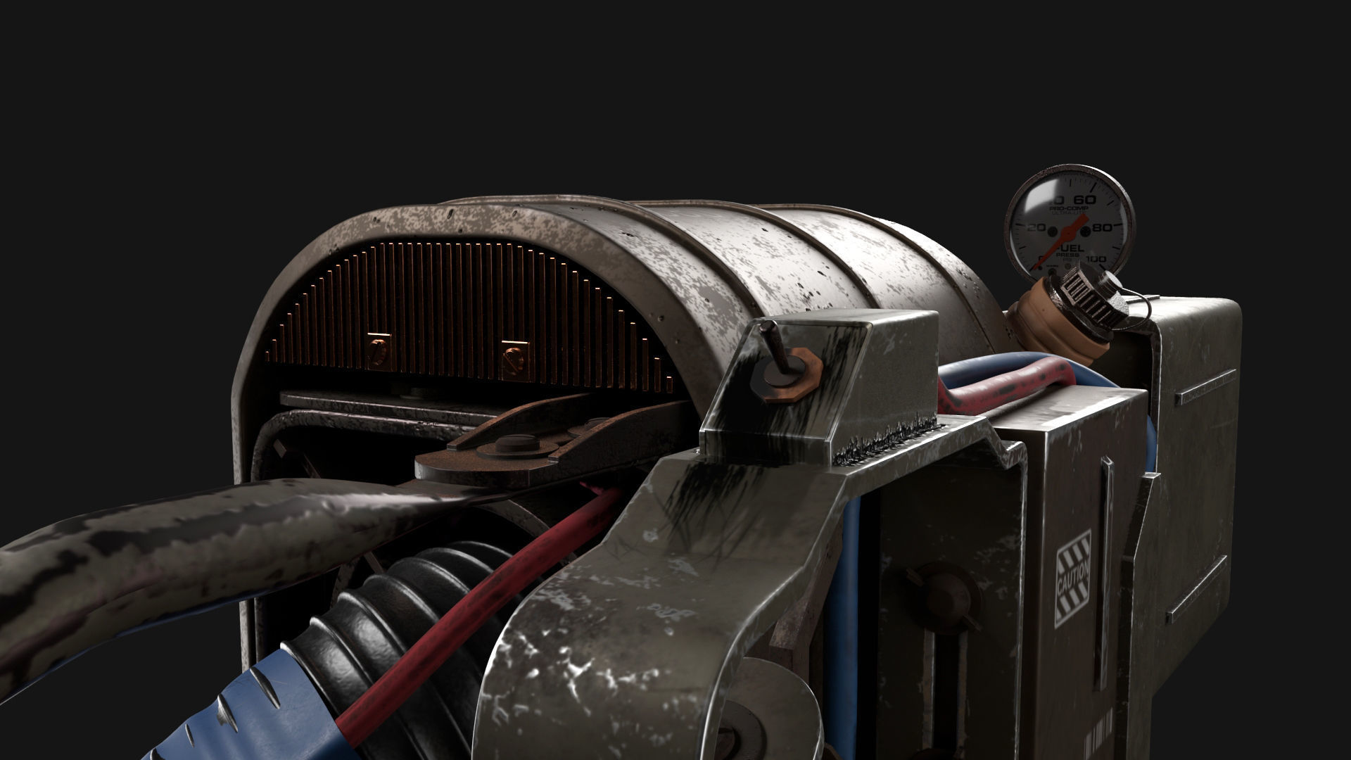 Cryogun 3D Polygon Model with Texture 3D model | CGTrader