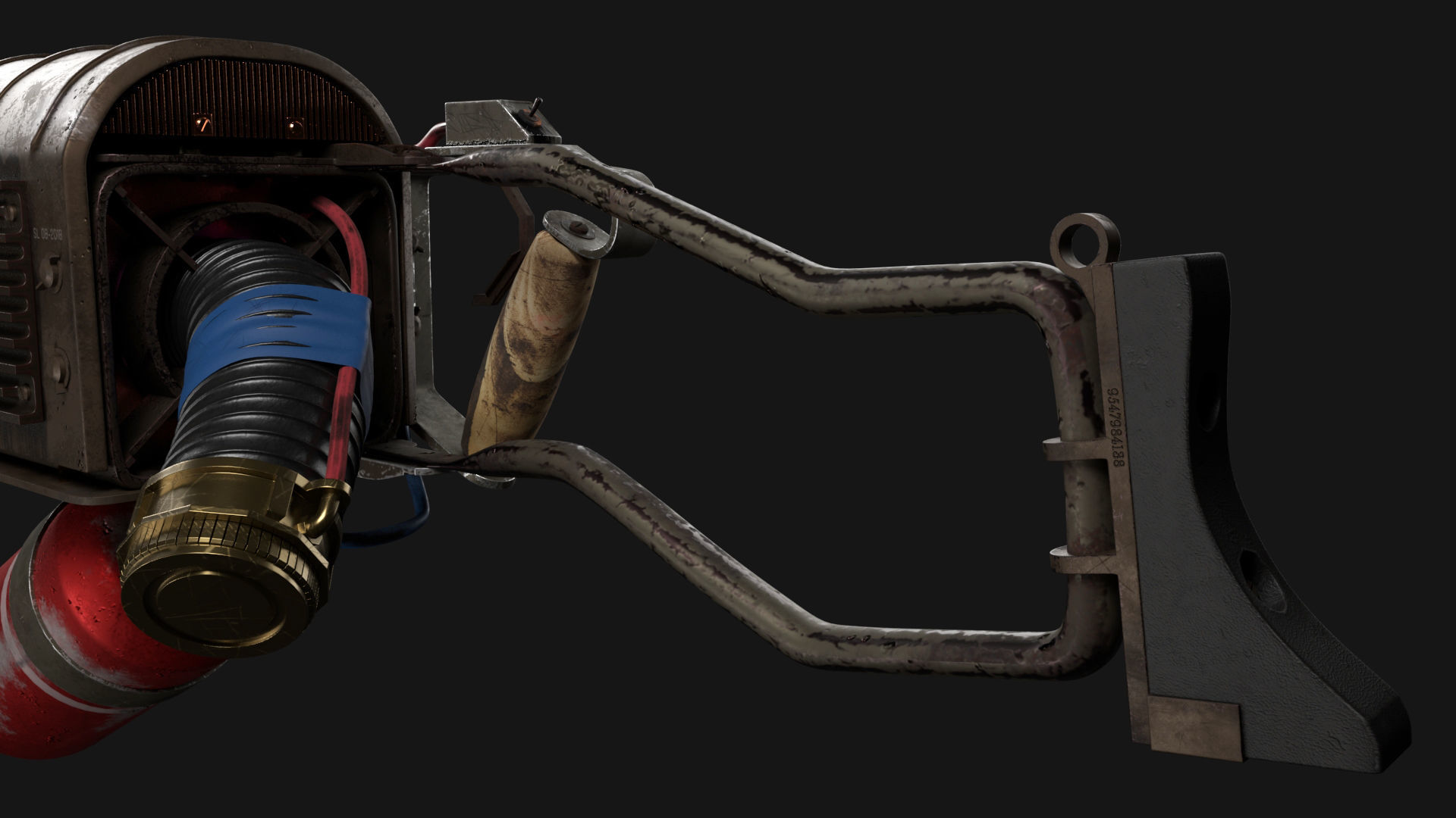 Cryogun 3D Polygon Model with Texture 3D model | CGTrader