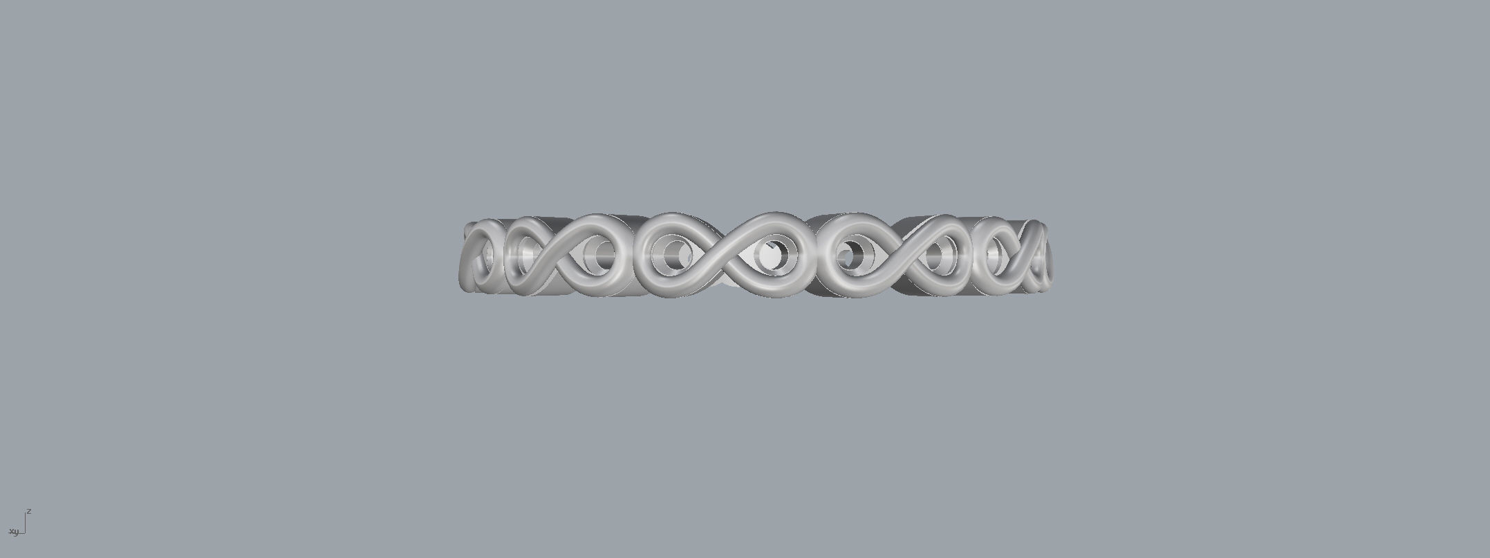 infinite ring 3D model 3D printable | CGTrader