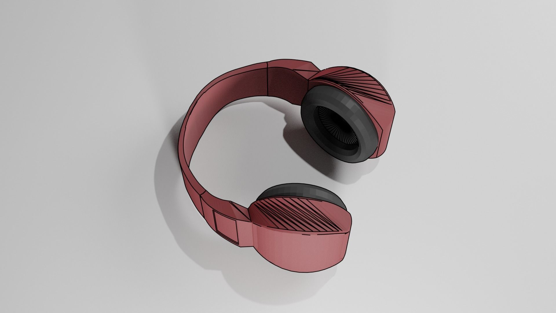 Lowpoly over-ear headphones free VR / AR / low-poly 3D model | CGTrader