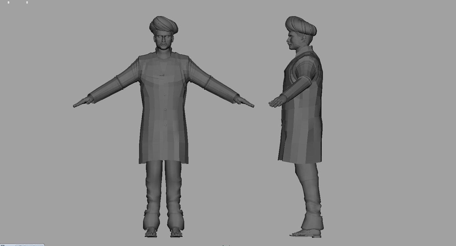 india man 3d model 3D model | CGTrader