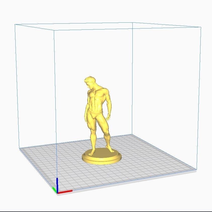 Bodybuilder in greco-roman pose 3D model 3D printable | CGTrader