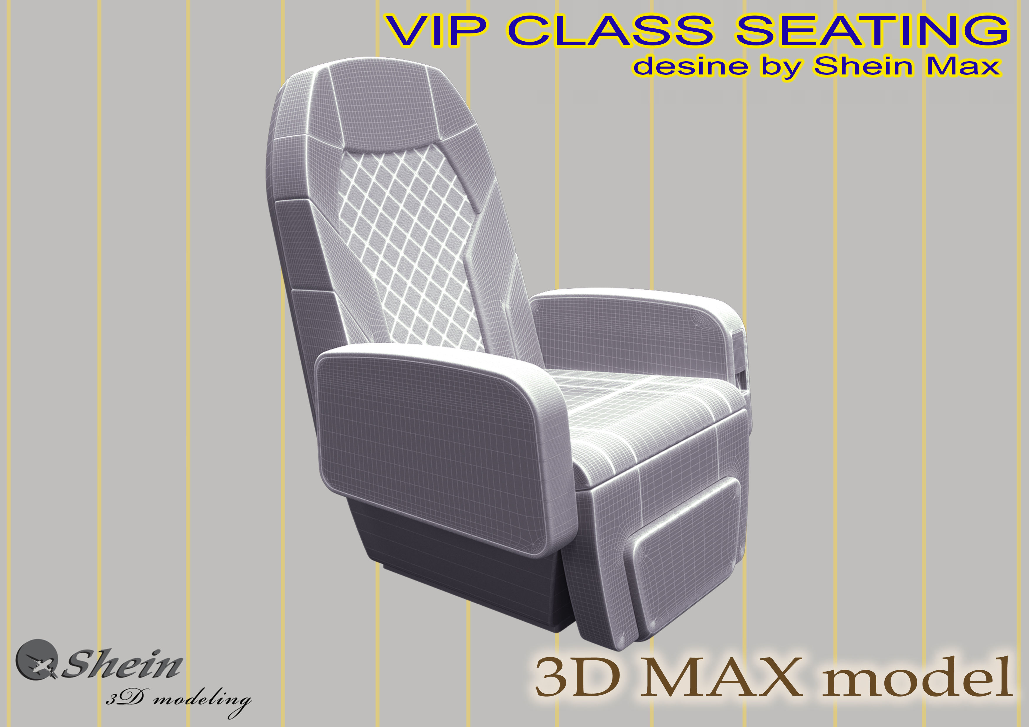 VIP CABIN SEATING 3D model | CGTrader