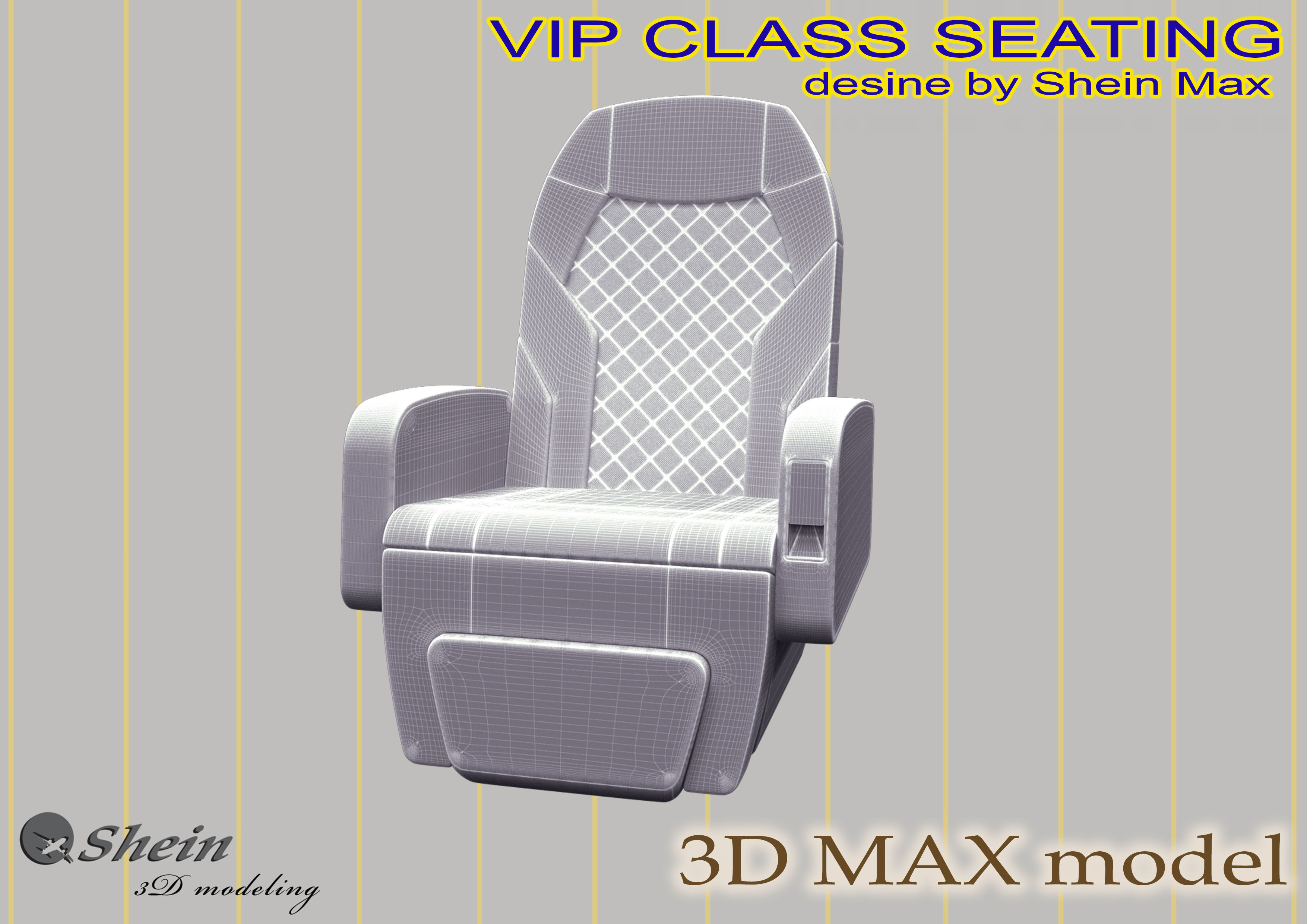 VIP CABIN SEATING 3D model | CGTrader