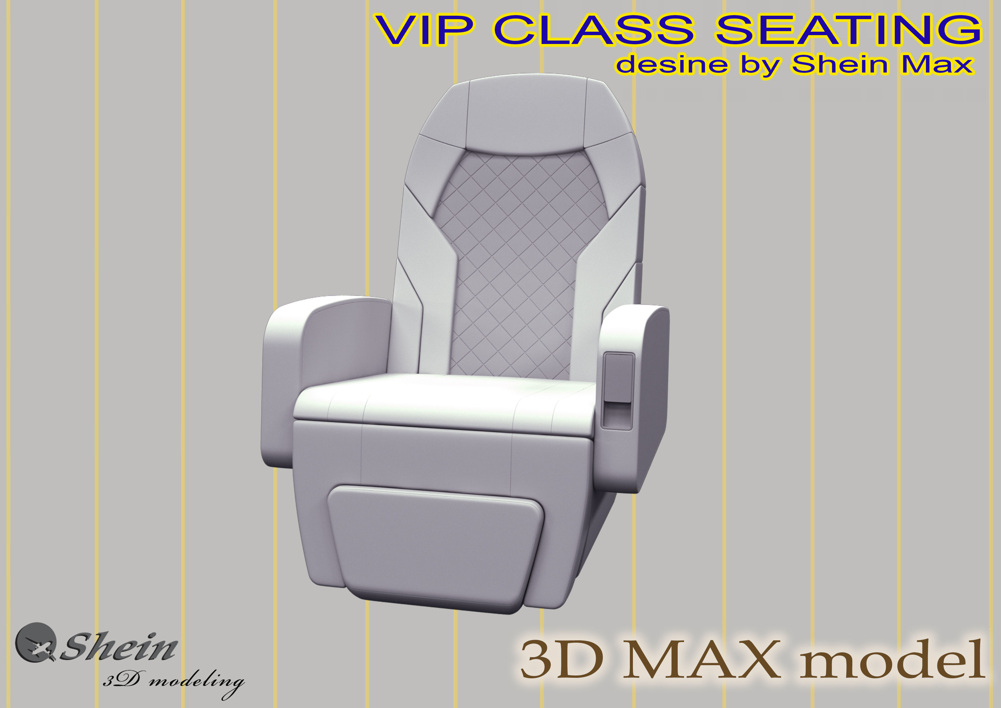 VIP CABIN SEATING 3D model | CGTrader
