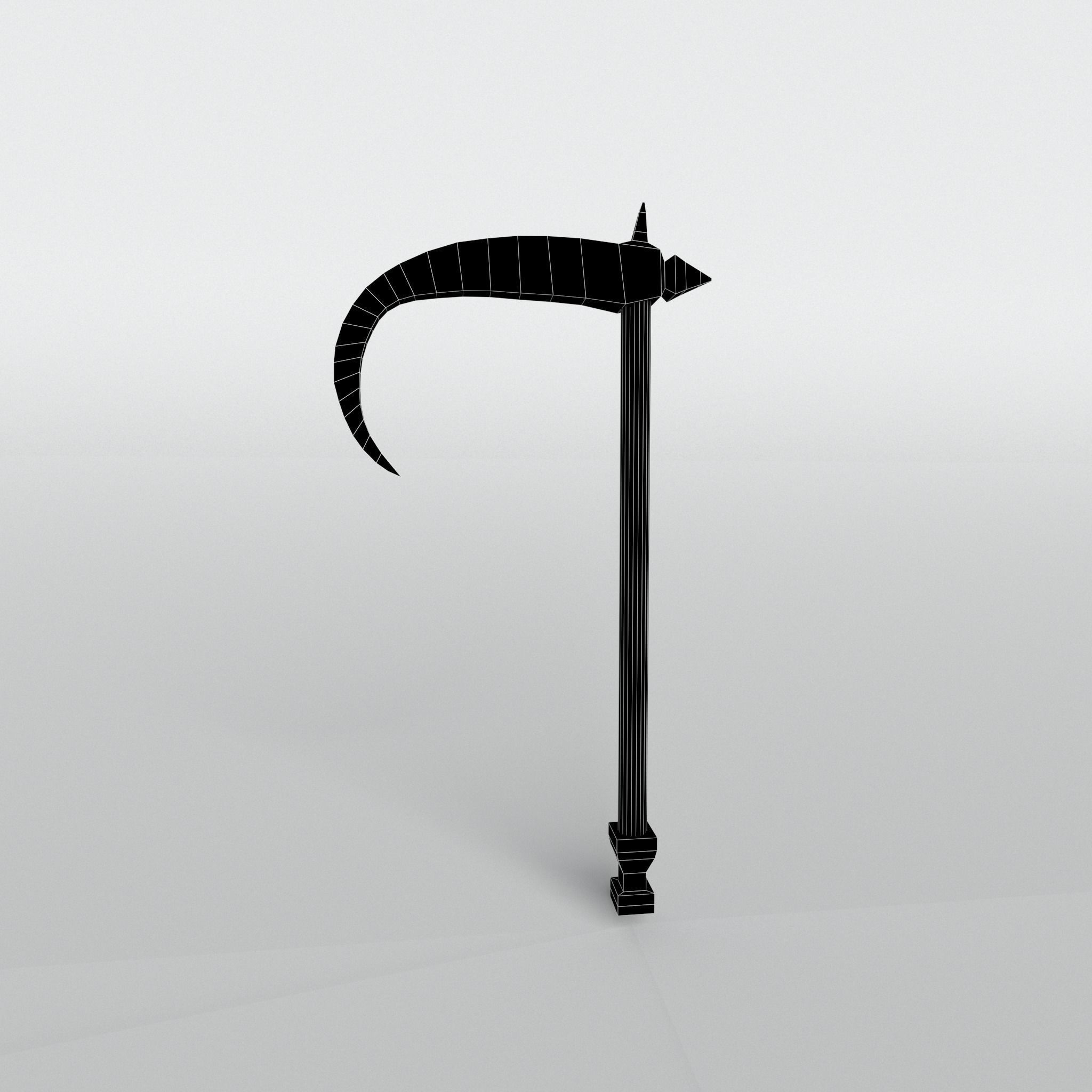 Lowpoly Sickle 005 free VR / AR / low-poly 3D model | CGTrader