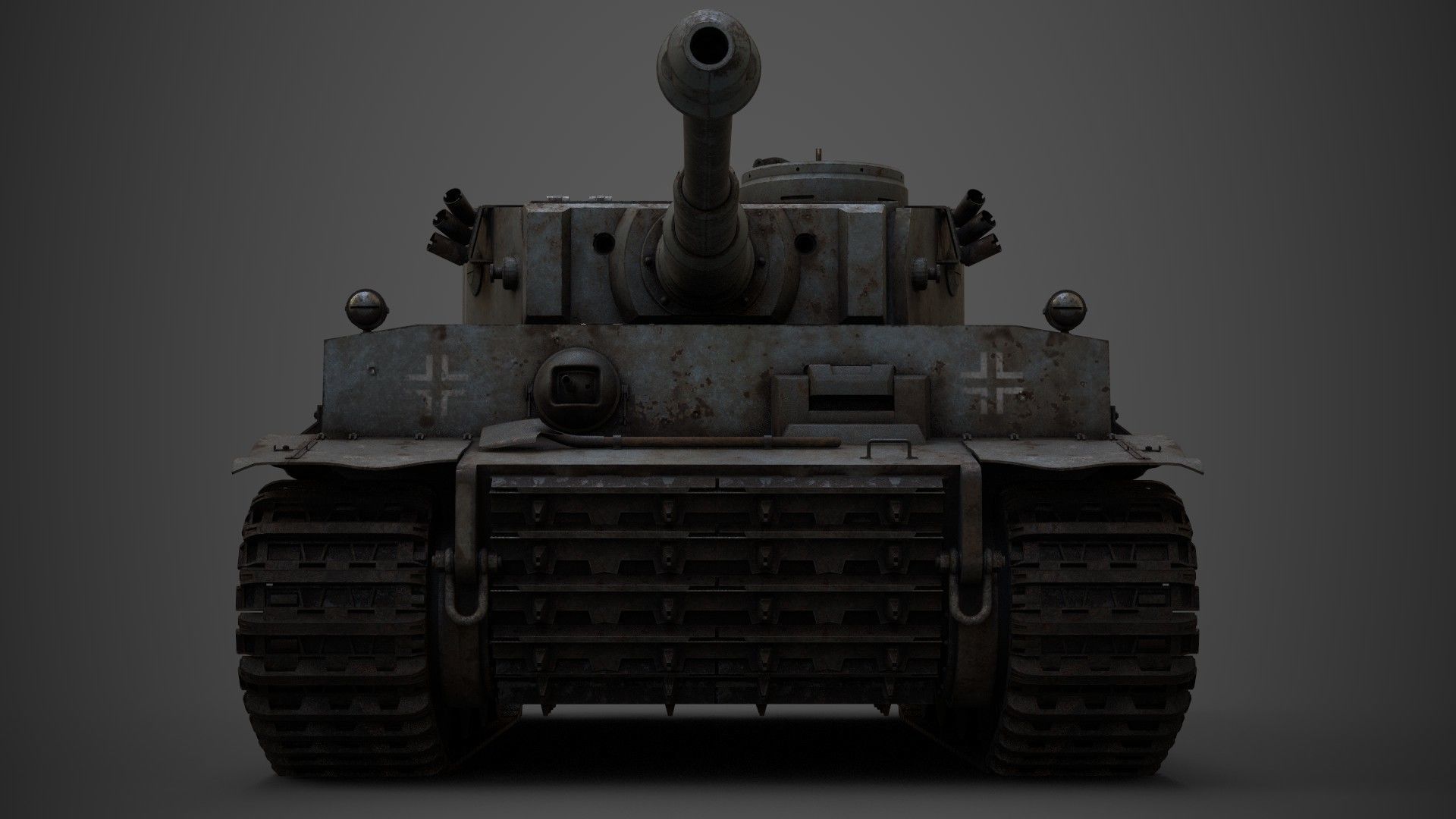 3D model Panzerkampfwagen Tiger VR / AR / low-poly | CGTrader