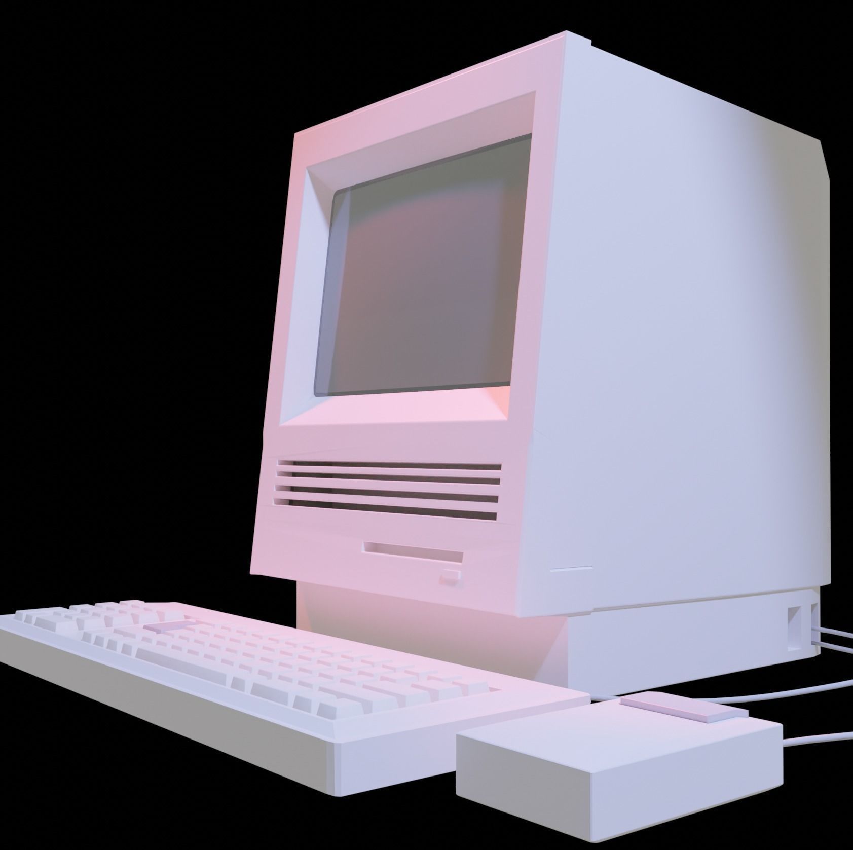 3D model Macintosh apple VR / AR / low-poly | CGTrader