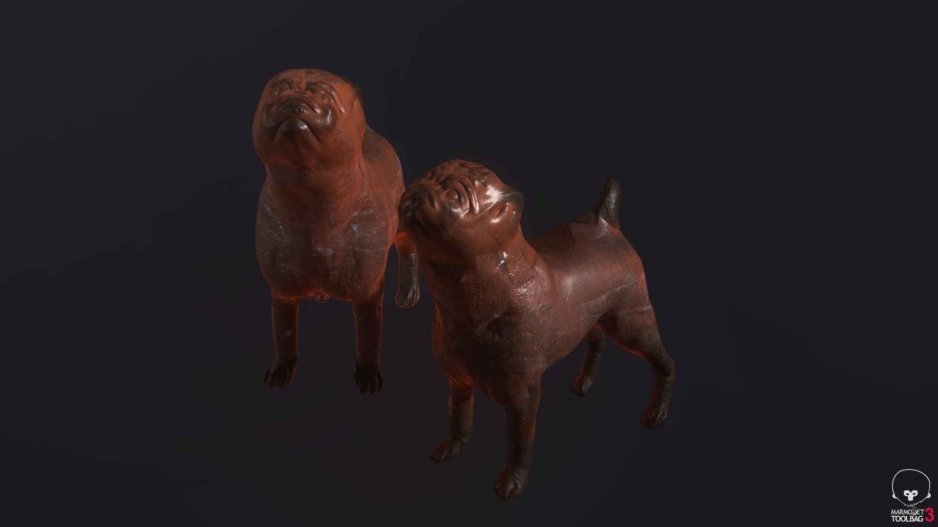 Clay Dog free 3D model | CGTrader