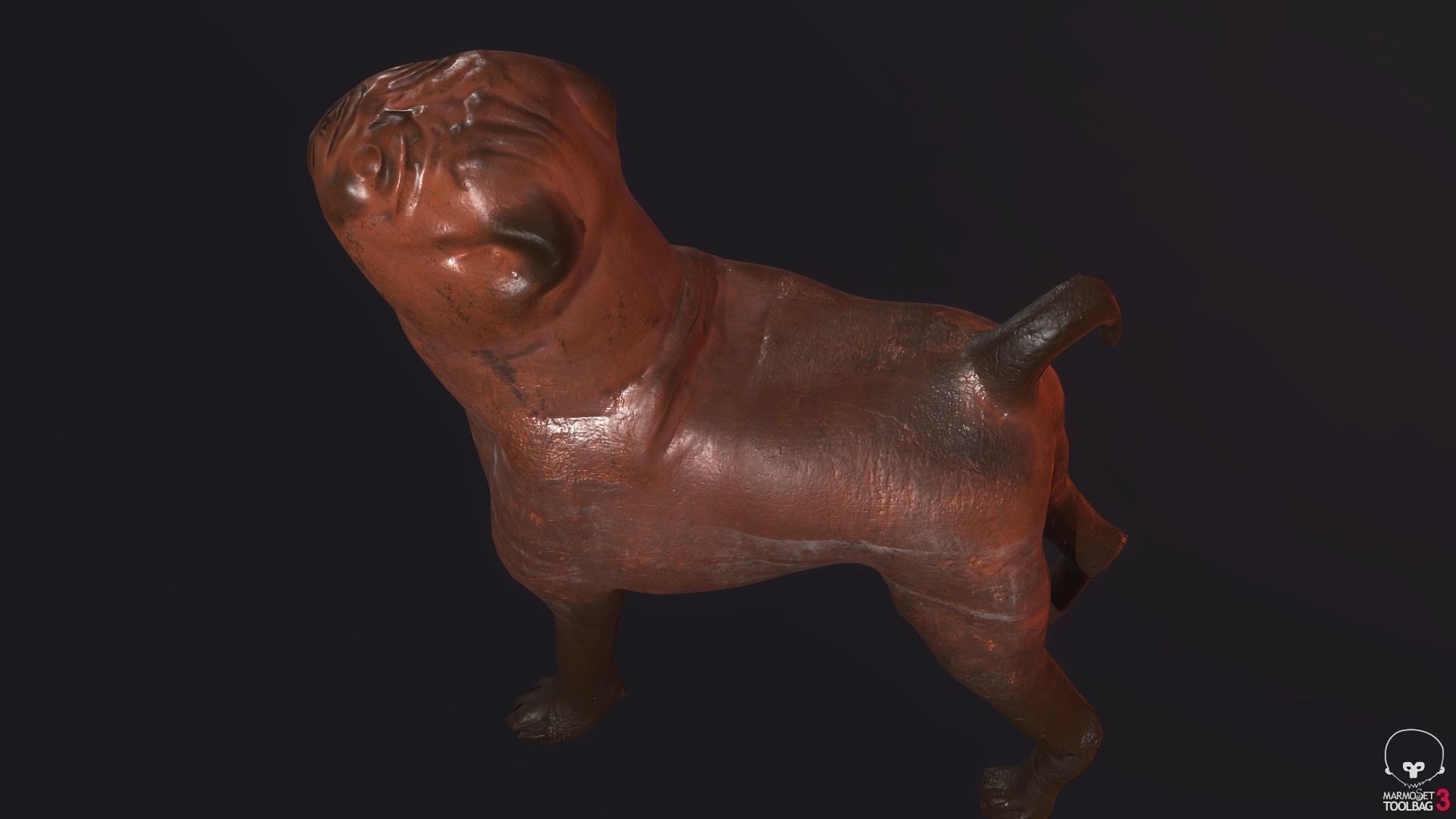 Clay Dog free 3D model | CGTrader