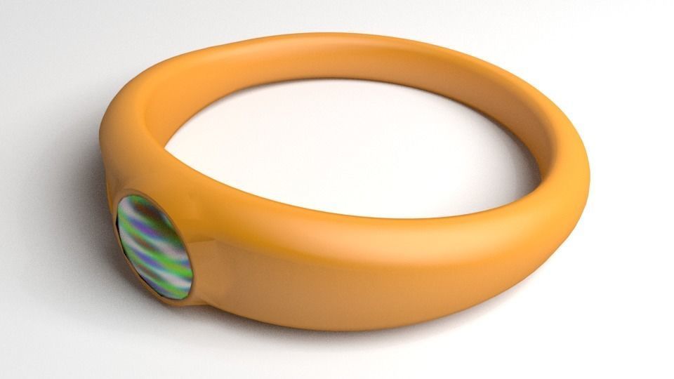 Ring Plastic 7 3D model | CGTrader