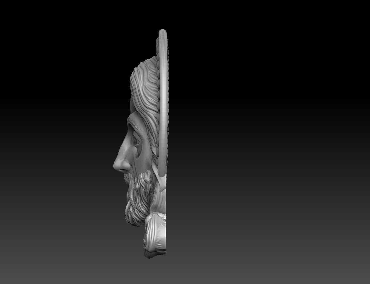 jesus christ head orthodox 3D model 3D printable | CGTrader