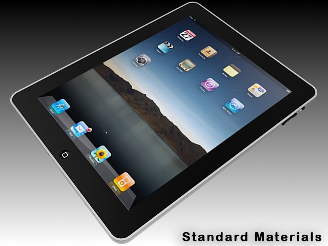 Apple iPad 3D Model .max .obj .3ds .stl .wrl .wrz - CGTrader.com