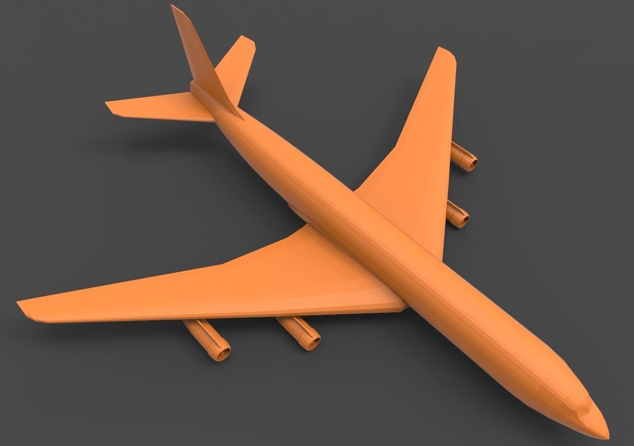 Boeing 707 3D model 3D printable | CGTrader