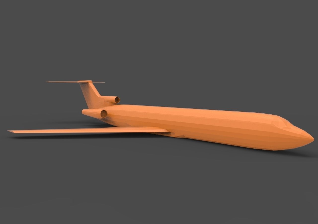 Boeing 727 3D model 3D printable | CGTrader