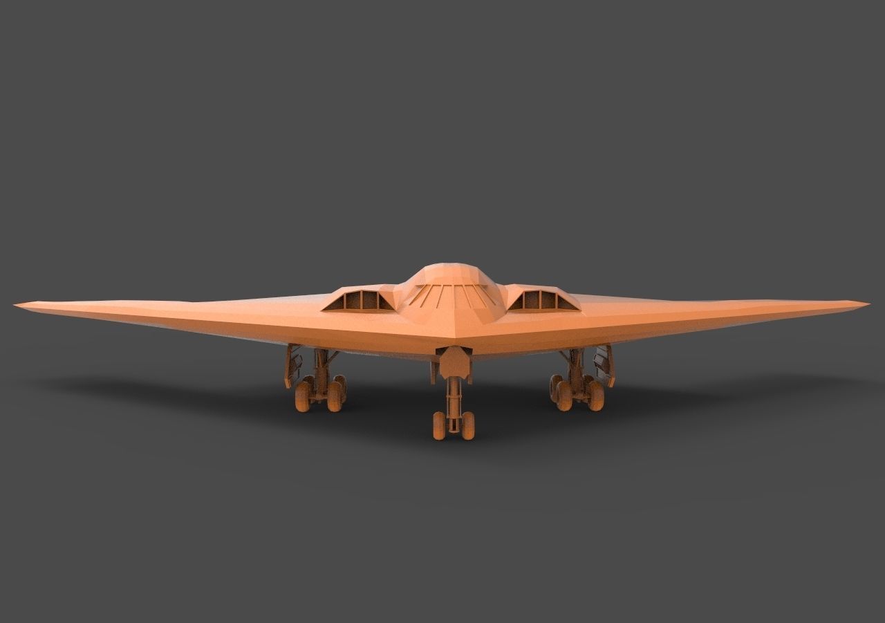 B-2 Spirit 3D model 3D printable | CGTrader