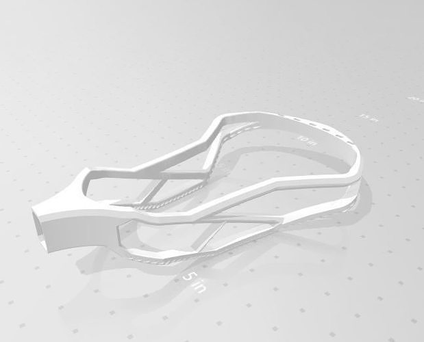Lacrosse Head 3D Model free 3D model 3D printable | CGTrader
