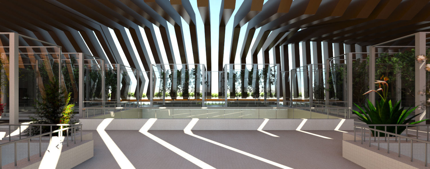 Revit Plants Exhibition 3D model | CGTrader