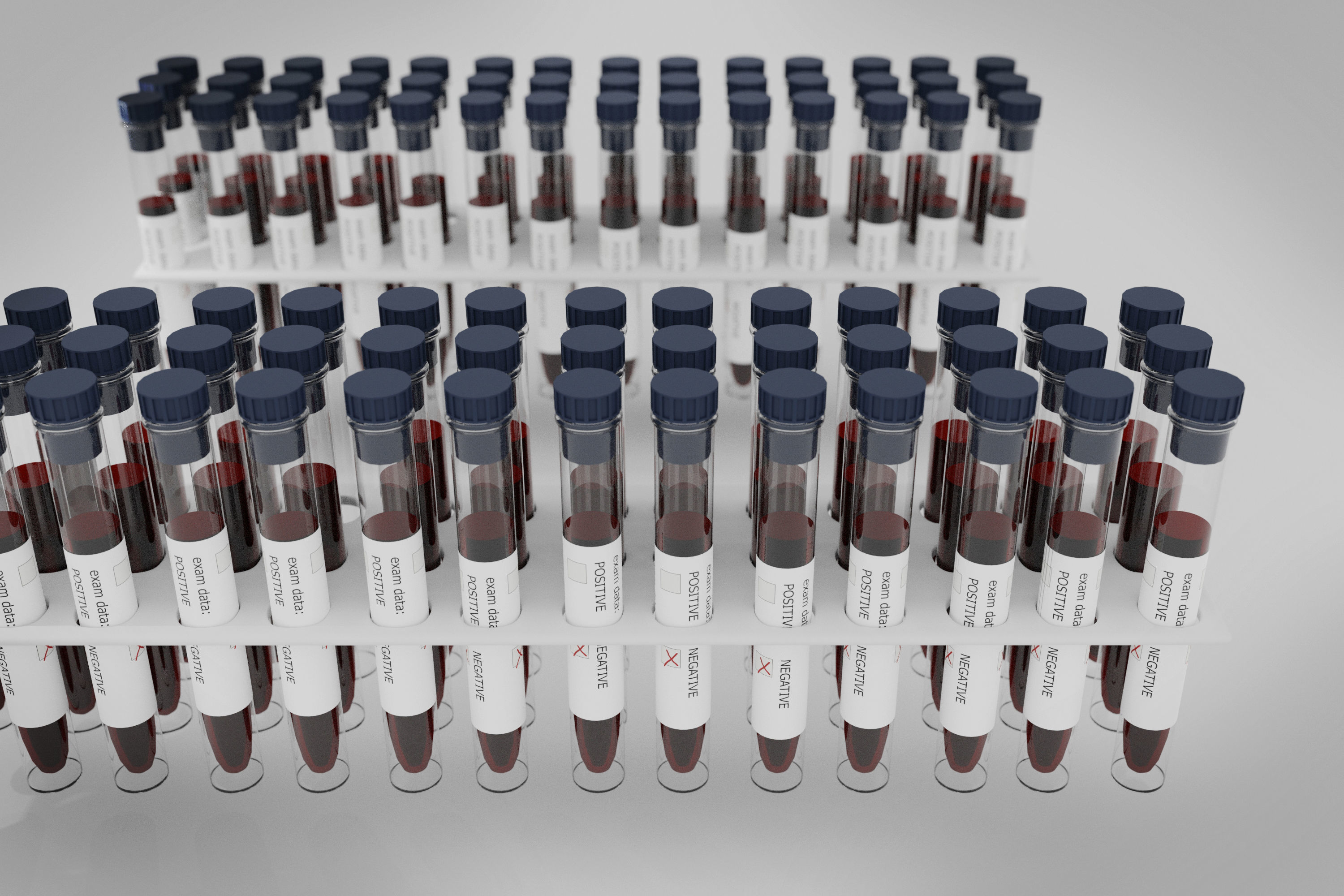 3D model Blood test tubes VR / AR / low-poly | CGTrader