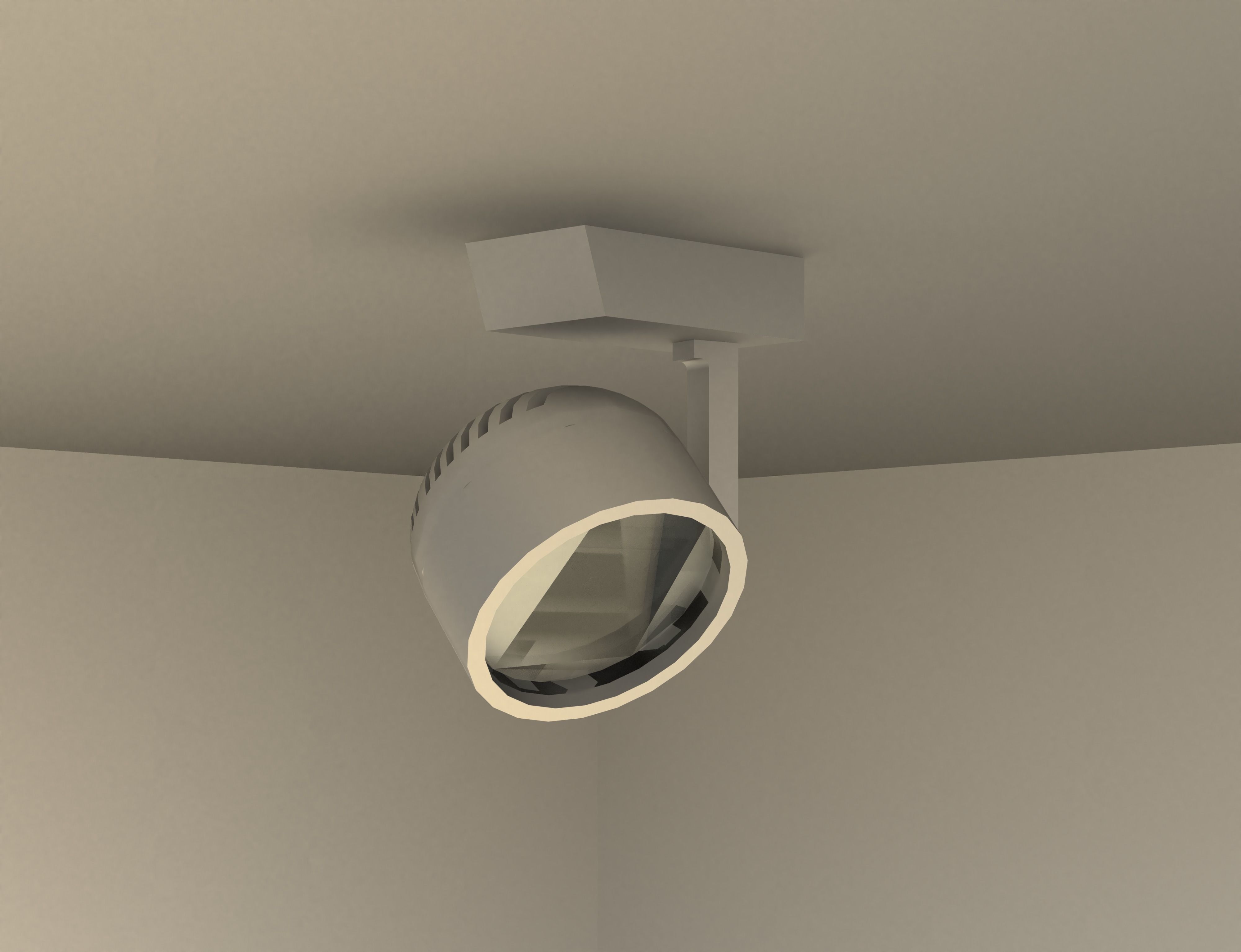 Revit Parametric Track Light Projector Revit Family 3D model | CGTrader
